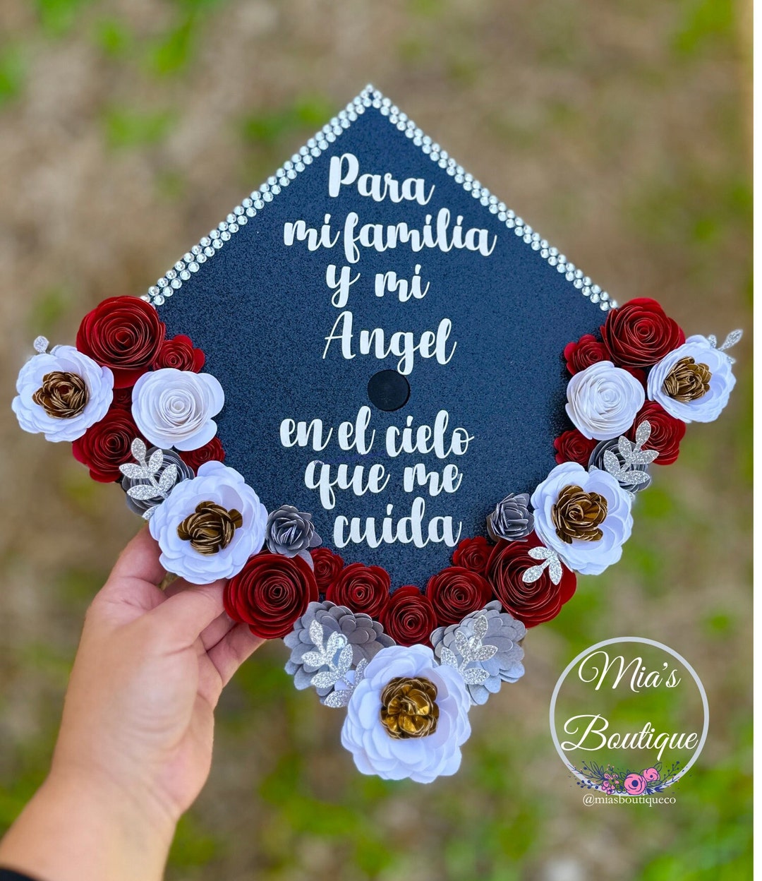 Custom Graduation Cap Topper Nurse Heart Stethoscope Personalized ...