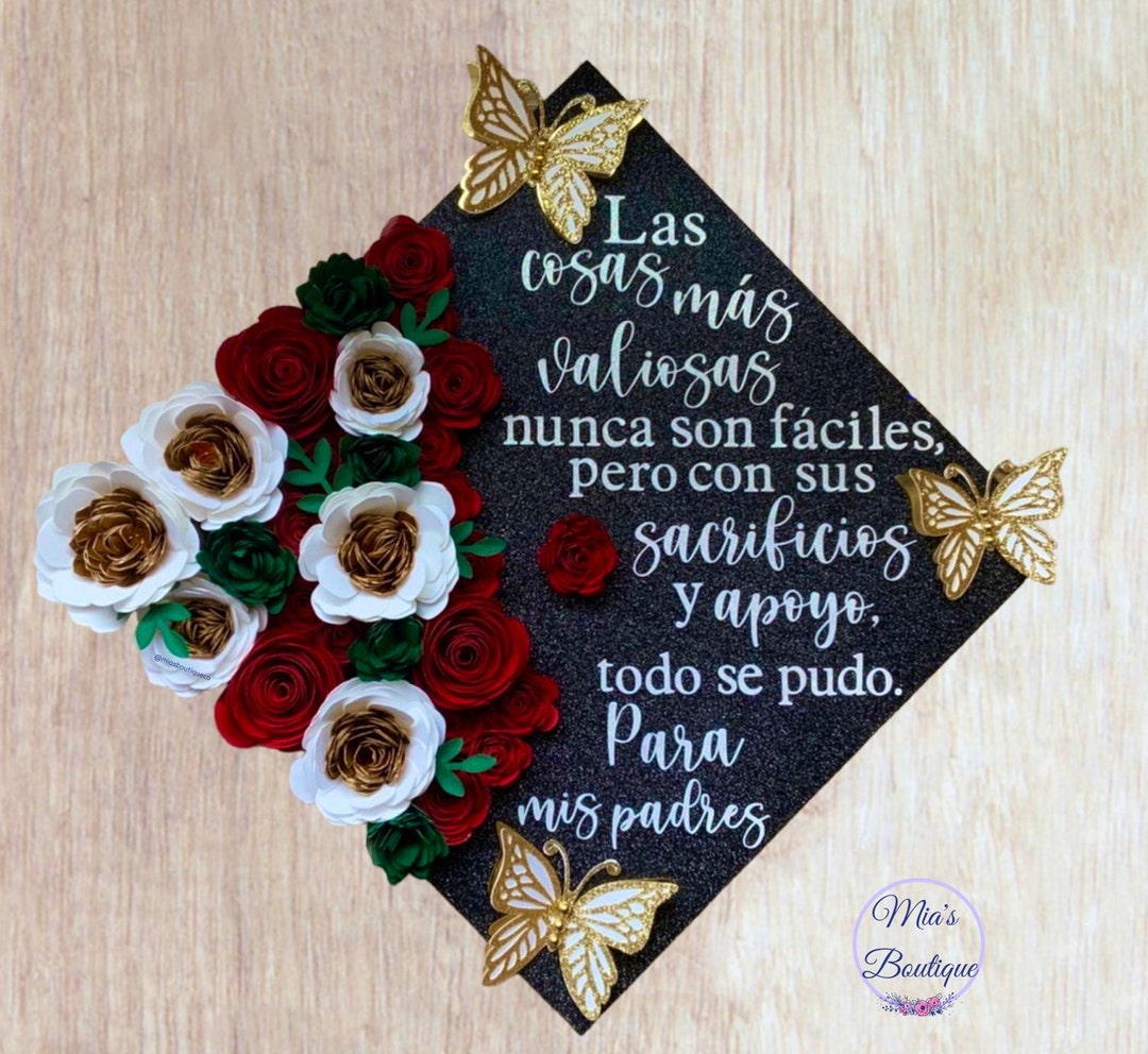 Personalized Mexico Graduation Cap Topper Mexican Grad Cap Graduation ...