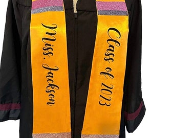 Pencil Teacher Graduation Stole - Etsy