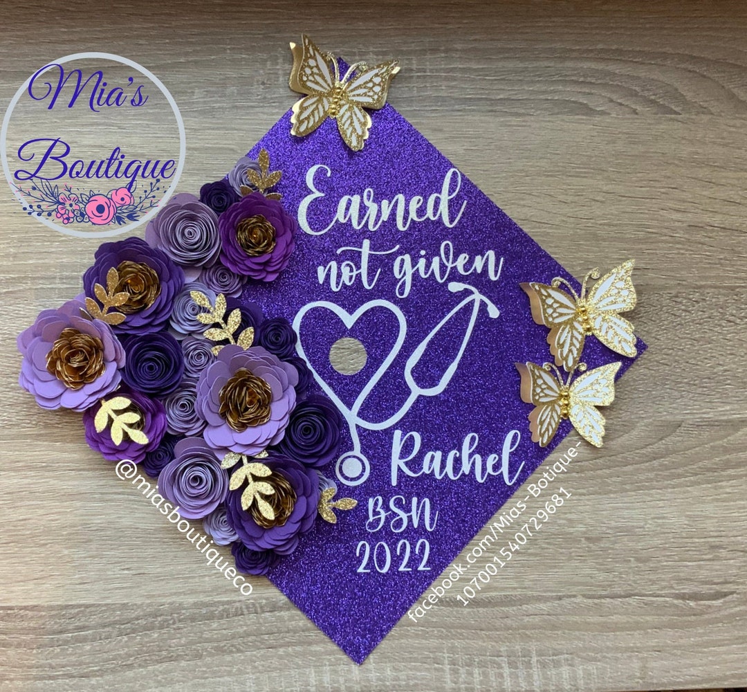 Nurse Graduation Cap Topper Nursing Graduation Cap Personalized - Etsy