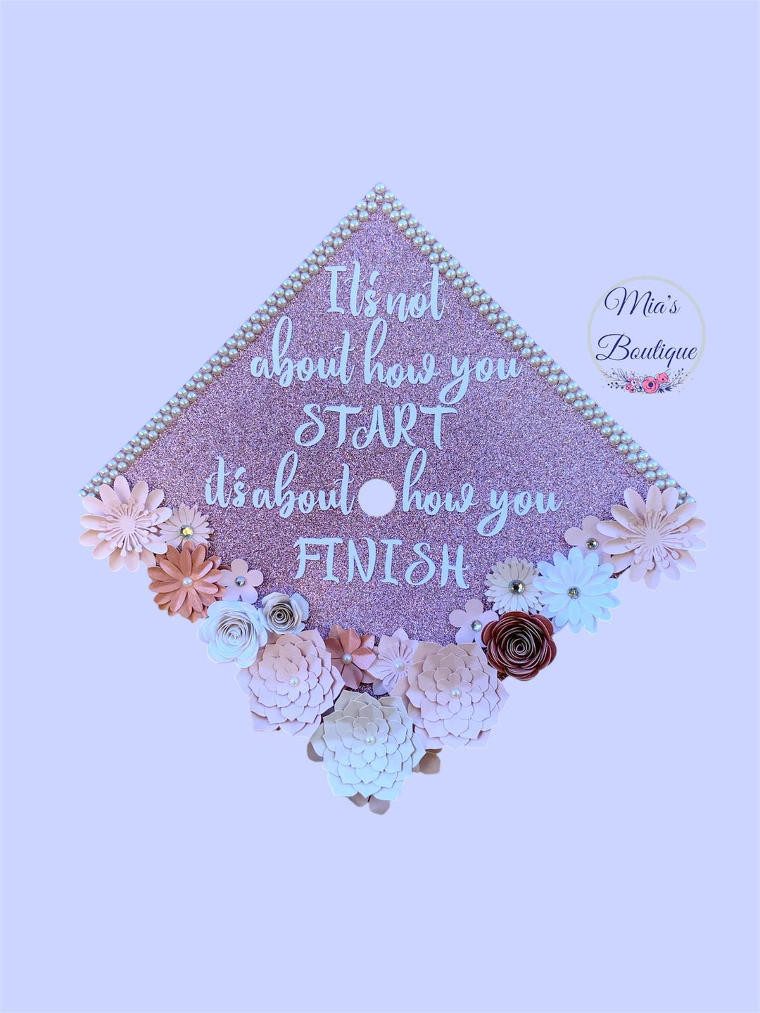 Nurse Graduation Cap Toppers - Pink Floral Graduation Cap - Etsy