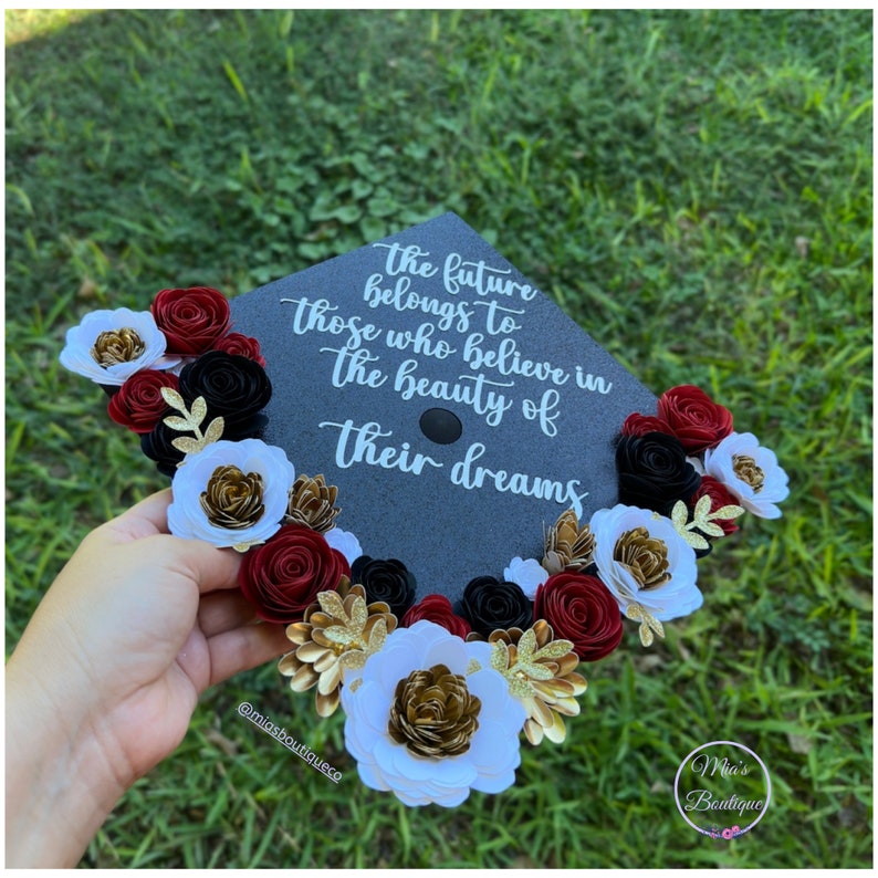 Custom Graduation Cap Topper Nurse Floral - Etsy