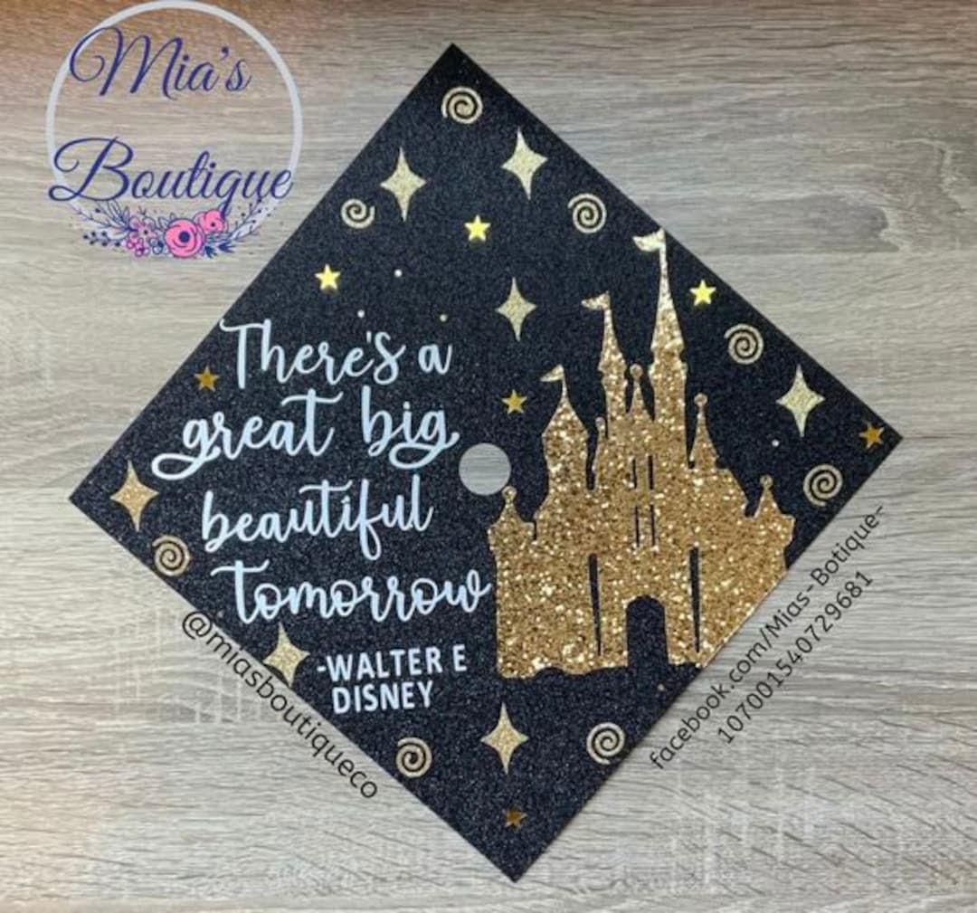 Custom Graduation Cap Topper/ Graduation Cap/ Floral Graduation Topper ...