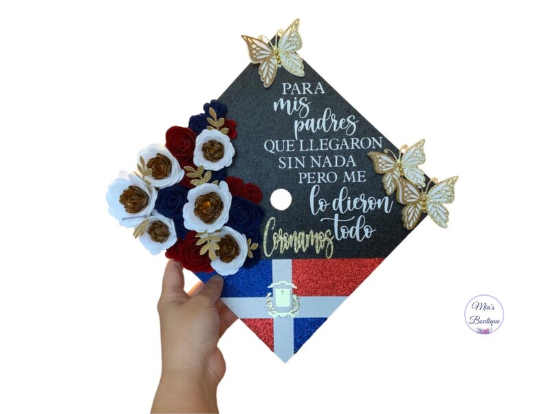 Custom Dominican Flag Graduation Cap Graduation Cap Graduation - Etsy