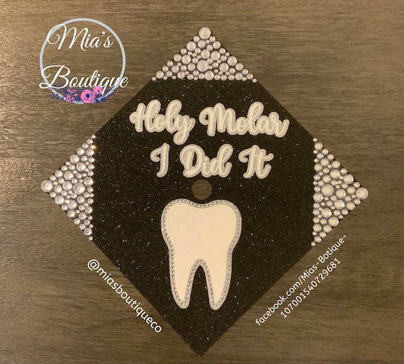 Dental Graduation Cap Topper/ Dental Graduation Cap / Holy | Etsy