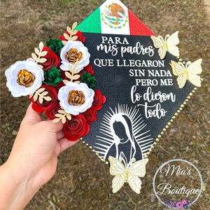 Virgin Mary Graduation Cap, Mexican Graduationtopper, Graduation ...