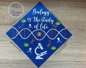 Biology Graduation Cap - Etsy