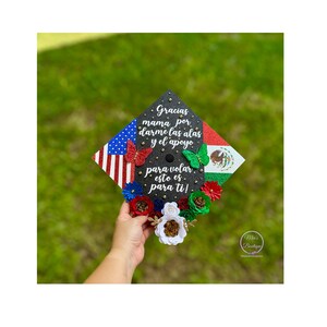 Mexican Graduation Cap Topper Personalized Mexican Graduation Cap ...