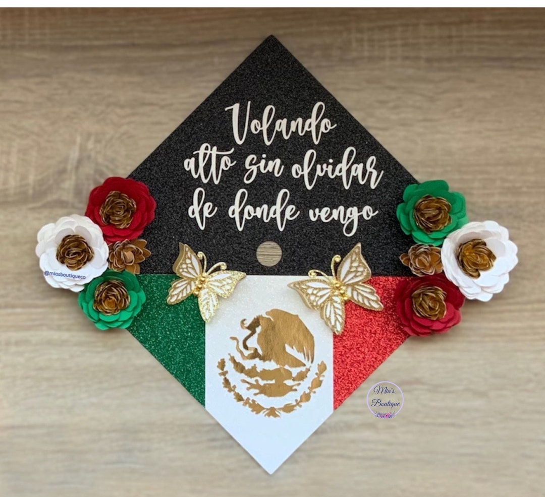 Mexican Graduation Cap Custom Graduation Cap Topper Personalize ...
