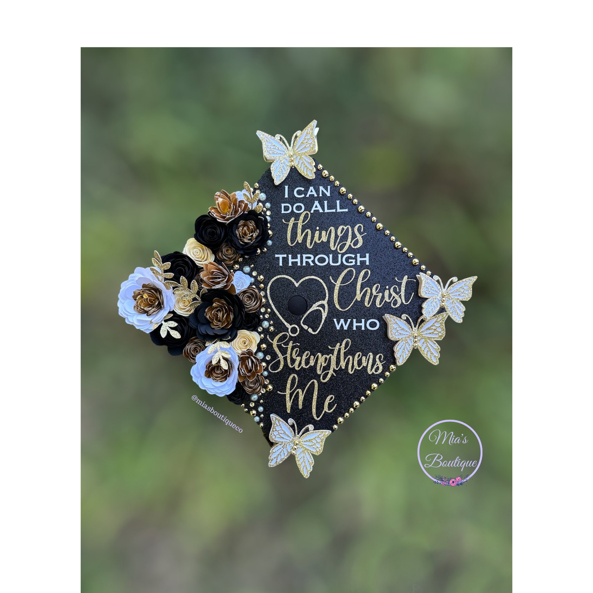 Custom Nurse Graduation Cap Topper Personalized Custom Graduation Cap ...