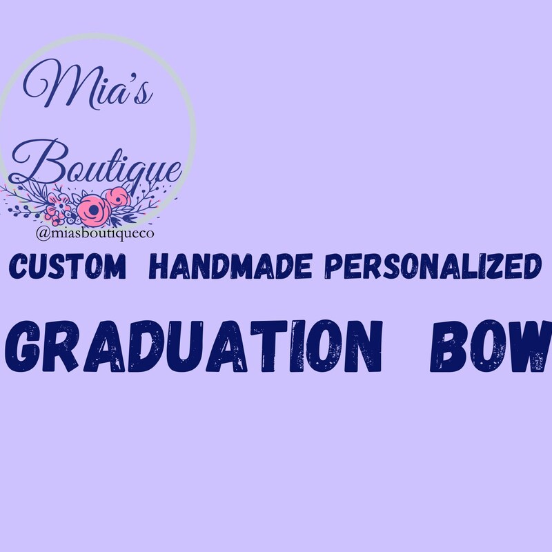 Graduation Cap Bow - Etsy