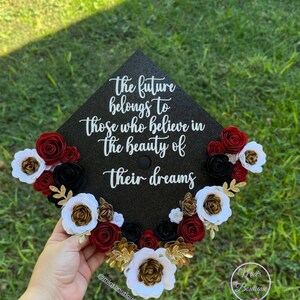Custom Graduation Cap Topper Nurse Floral - Etsy