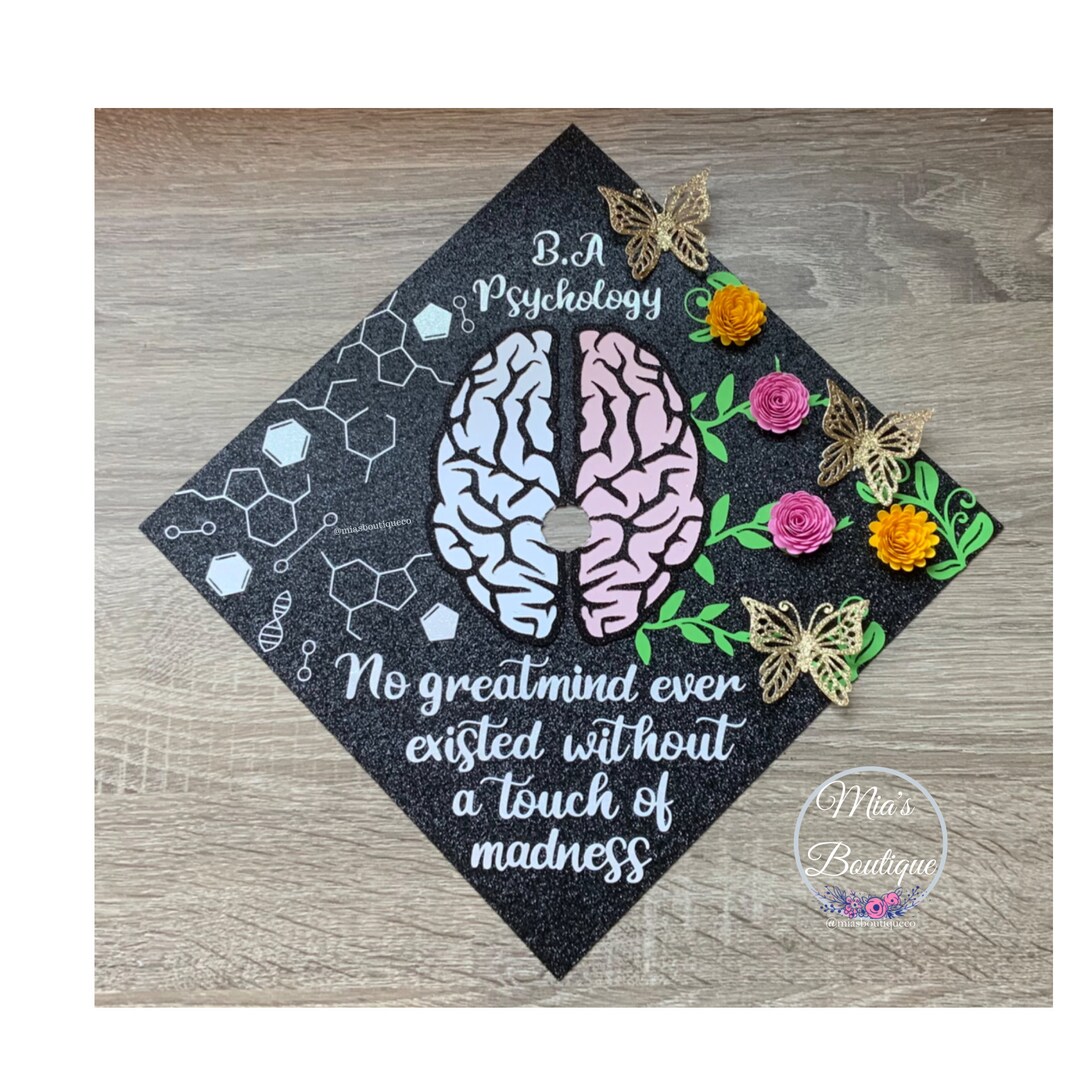 Psychology Graduation Cap Topper Personalized Psychology Major Grad Cap ...
