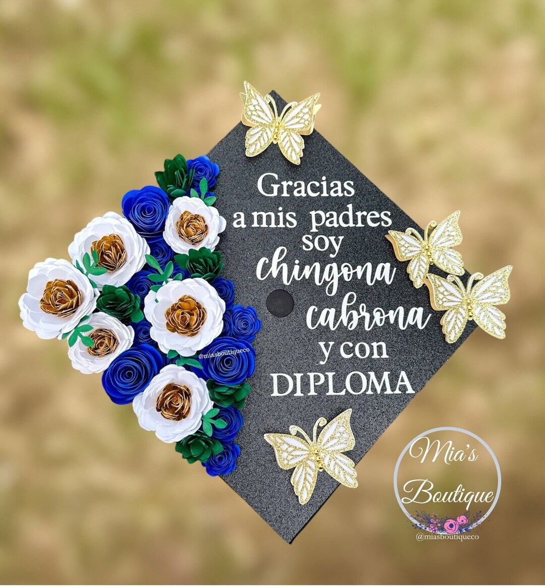 Custom Mexico Graduation Cap Topper Mexican Personalized Graduation Cap ...