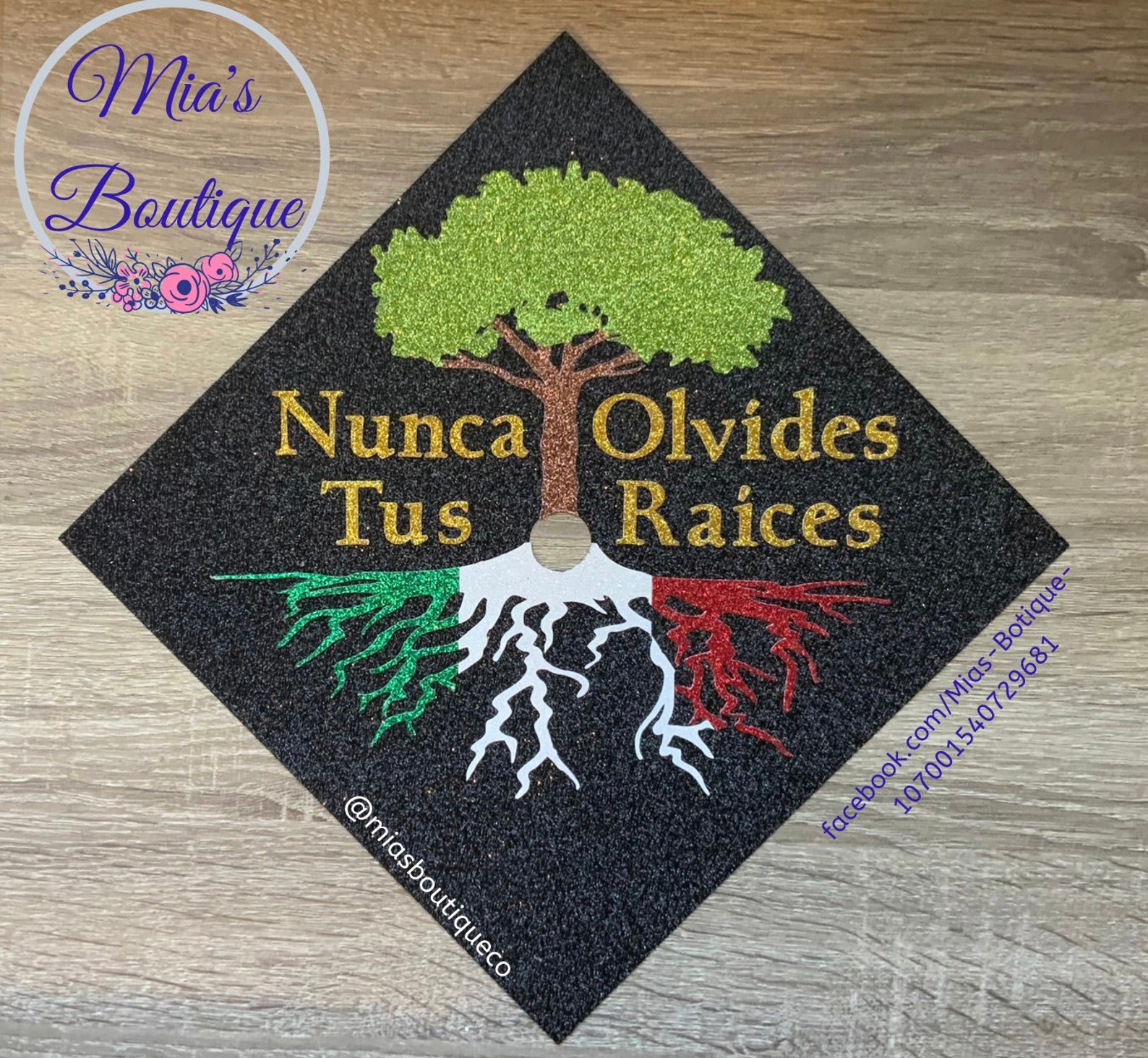 Mexico Graduation Cap Topper Latino Graduation Cap Floral Graduation ...