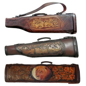 Exclusive Hand-tooled Leather Rifle Case ONLY PRE-ORDER - Etsy