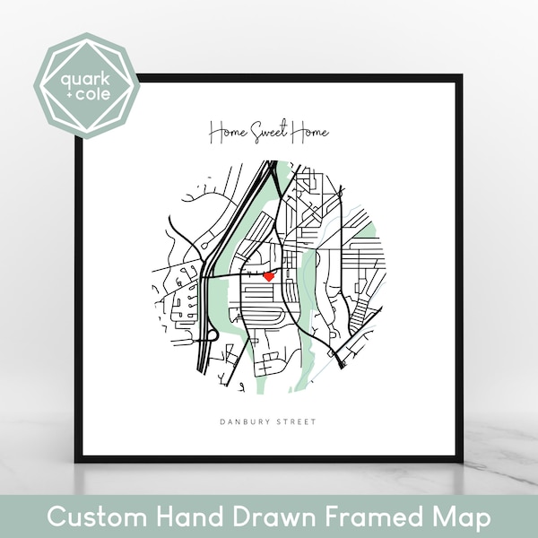 Handdrawn Map - Etsy