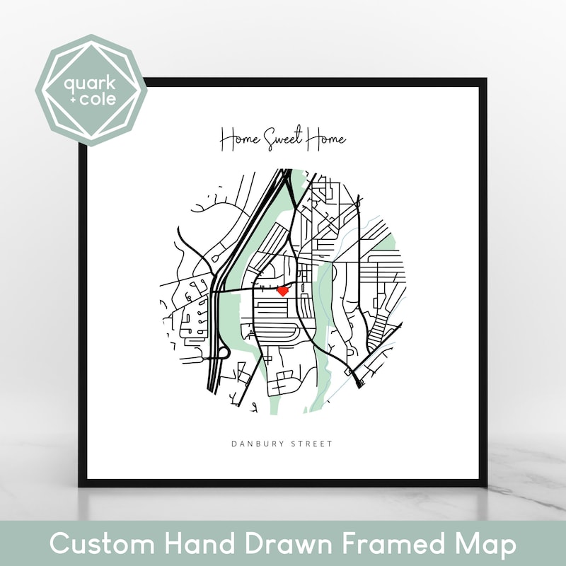 Handdrawn Map - Etsy