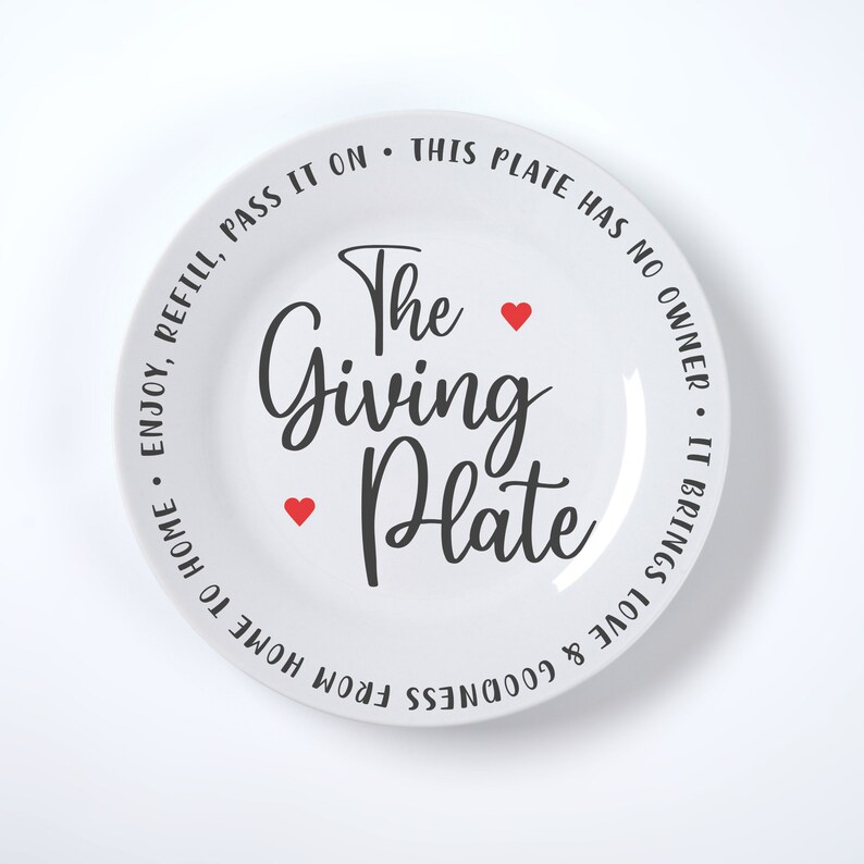 The Giving Plate - Cut File - Holiday Design - Thanksgiving Gift ...