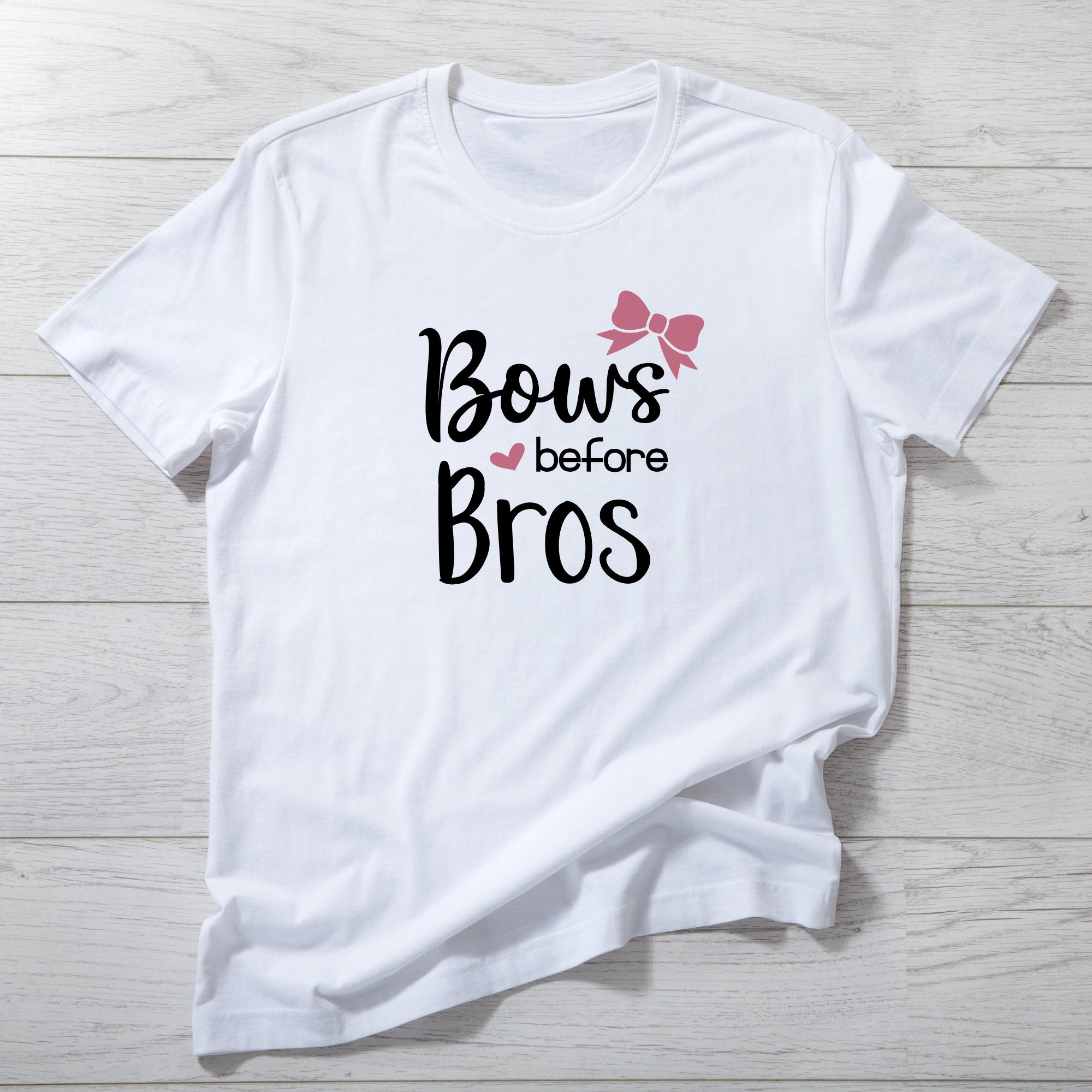 Bows Before Bros - Cut File for Kids Shirts - Decal SVG Design - Cricut ...