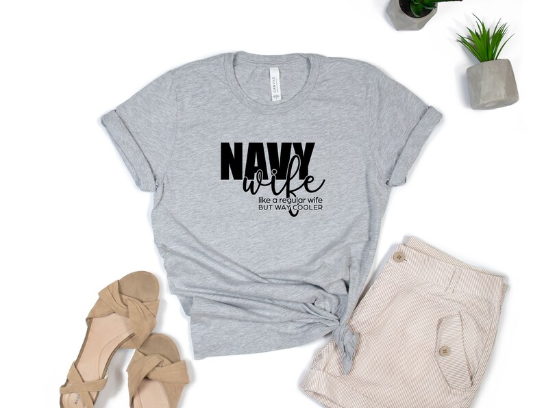 Navy Wife - Cut File for Women's Shirts - Navy Decal SVG Design ...