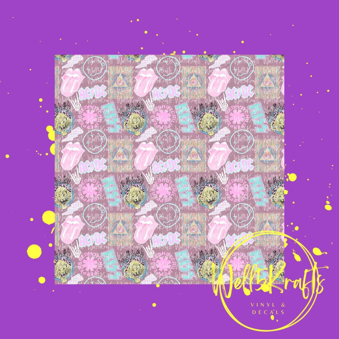 Pattern 092, Pattern Vinyl Sheet, Adhesive Pattern Vinyl, Tumbler Craft ...