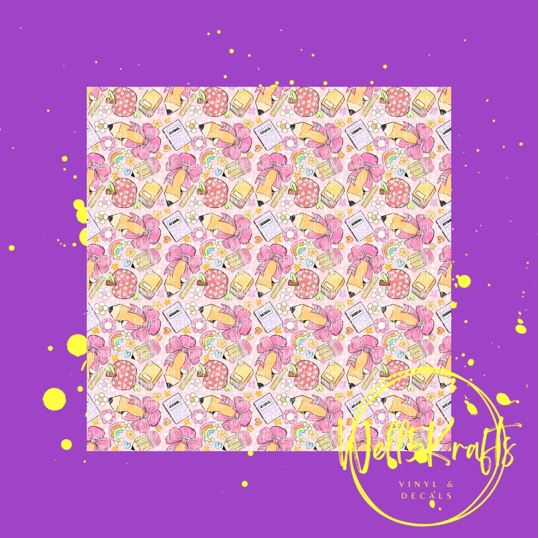 Pattern 185, Pattern Vinyl Sheet, Adhesive Pattern Vinyl, Tumbler Craft ...