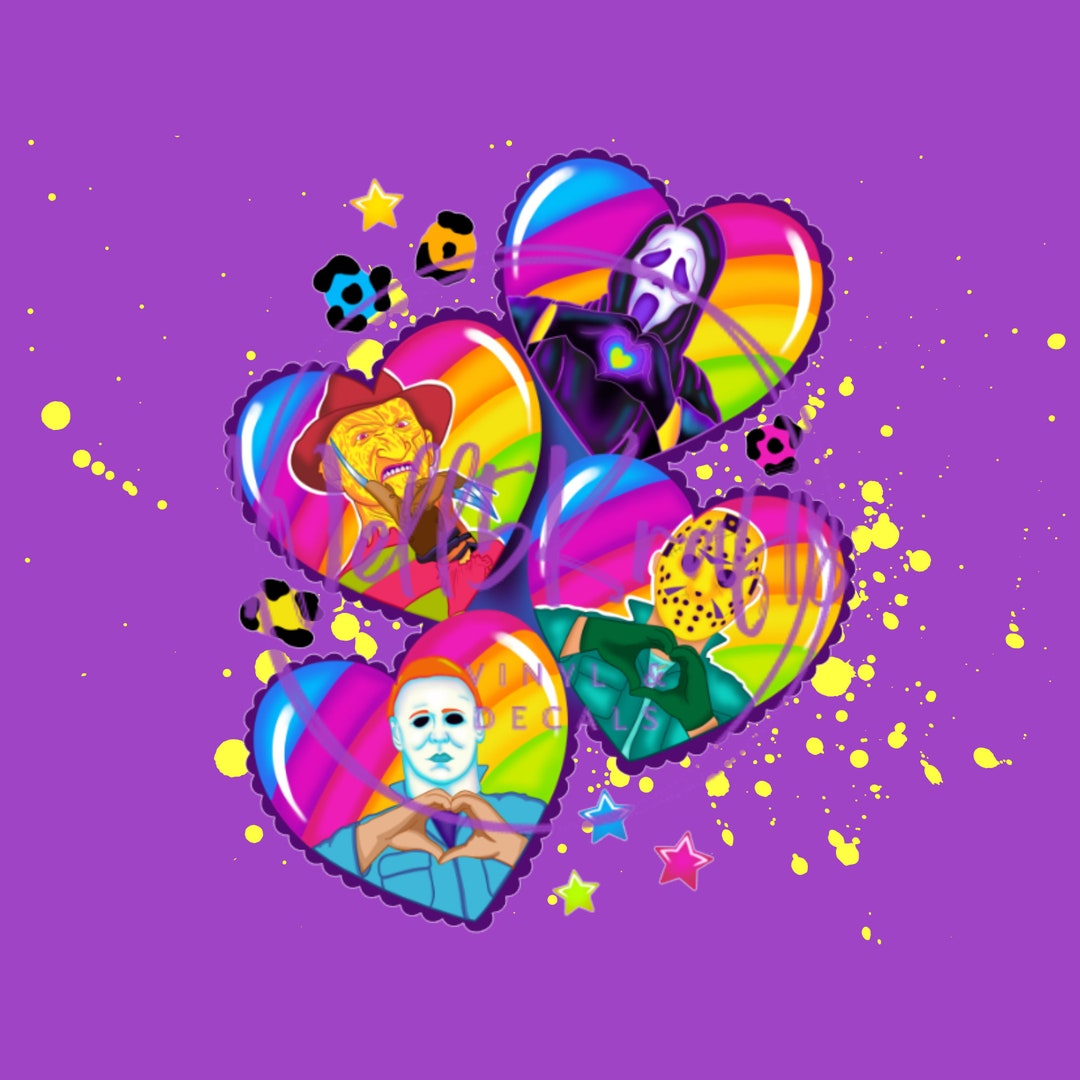 Horror Pattern Decal 004, Tumbler Decals, Adhesive Vinyl Decals ...