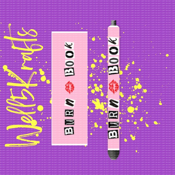 Burn Book Template - Etsy