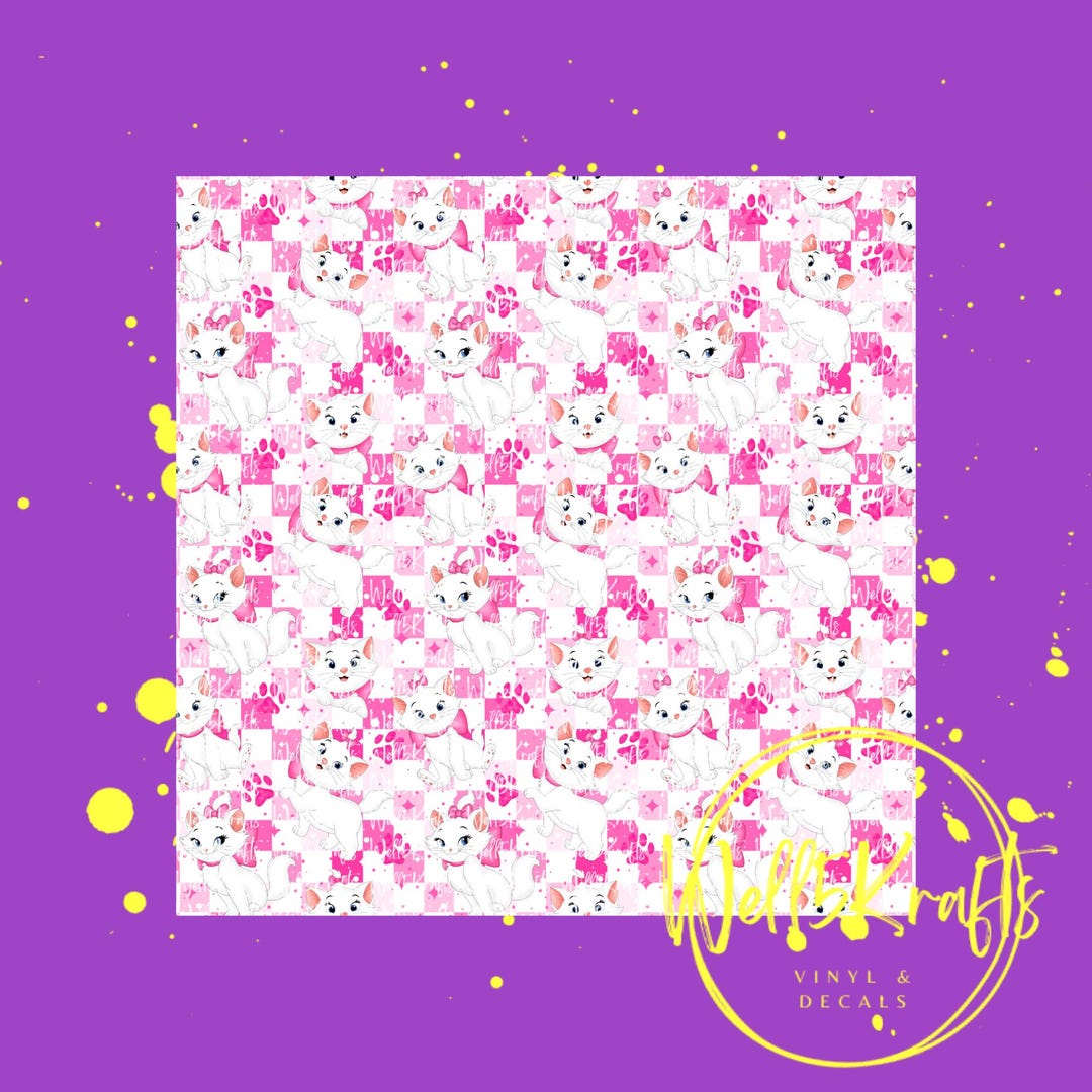 Pattern 136, Pattern Vinyl Sheet, Adhesive Pattern Vinyl, Tumbler Craft ...