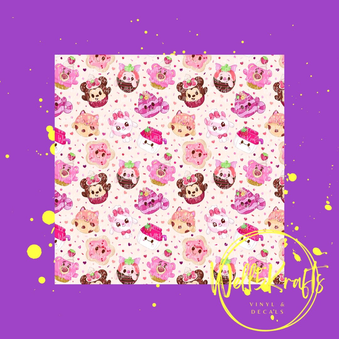 Pattern 075, Pattern Vinyl Sheet, Adhesive Pattern Vinyl, Tumbler Craft ...