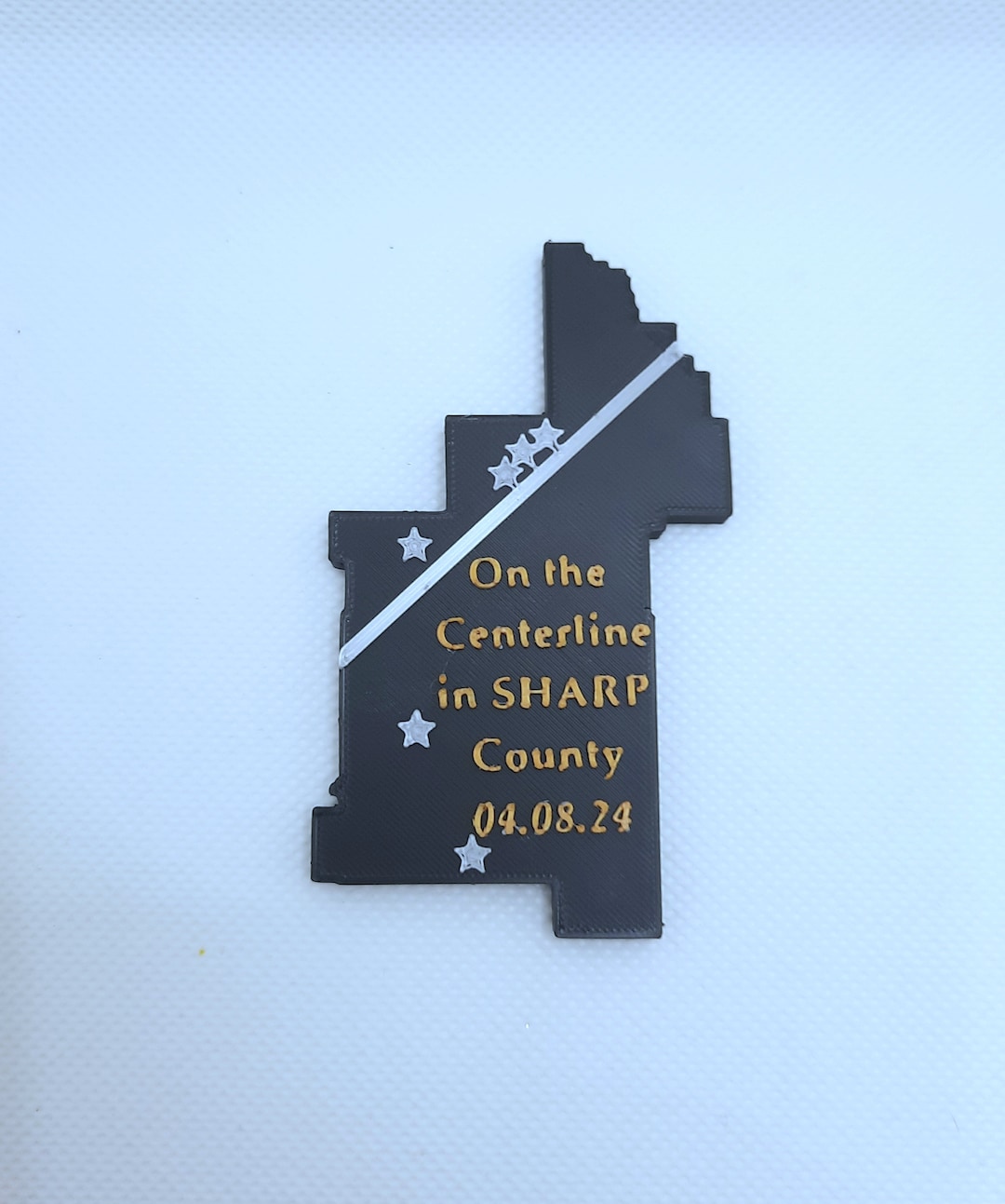 Sharp County Eclipse Magnet 3D Print - Etsy