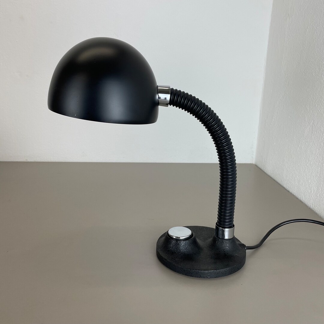 Modernist SPACE AGE Metal Table Light by Hillebrand Leuchten, Germany ...