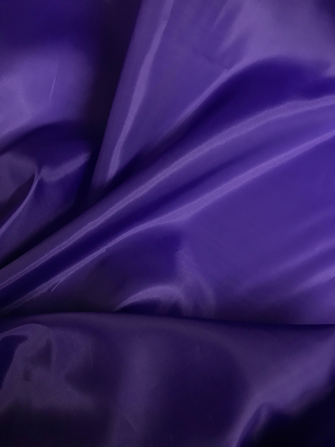 Dark Purple Polyester Lining Fabric by the Yard - Etsy