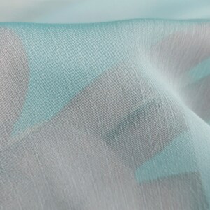 Aqua Two Tone Chiffon Fabric / Sheer Fabric by the Yard - Etsy
