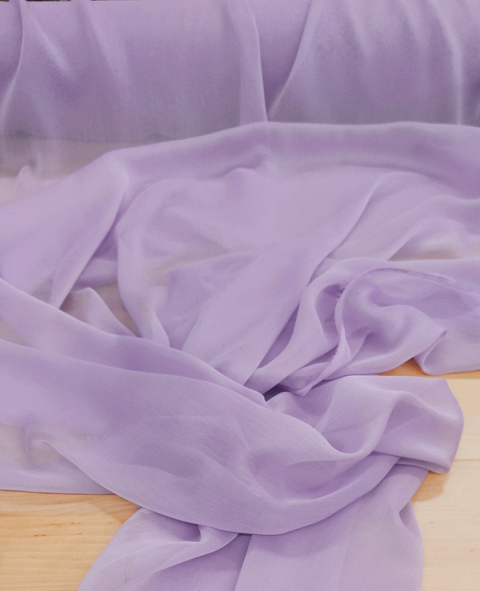 Lilac Two Tone Chiffon Fabric Chiffon Fabric Sheer Fabric - Etsy