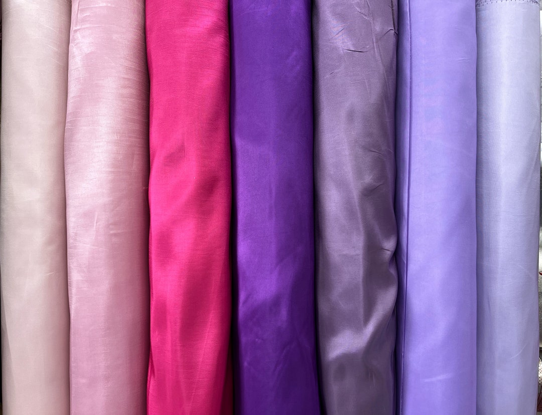 7 Colors of Solid Taffeta Fabric/ Taffeta Fabric by the Yard - Etsy