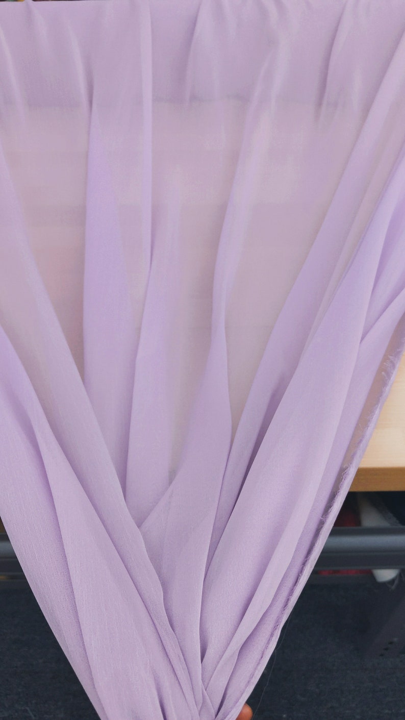 Lilac Two Tone Chiffon Fabric Chiffon Fabric Sheer Fabric - Etsy