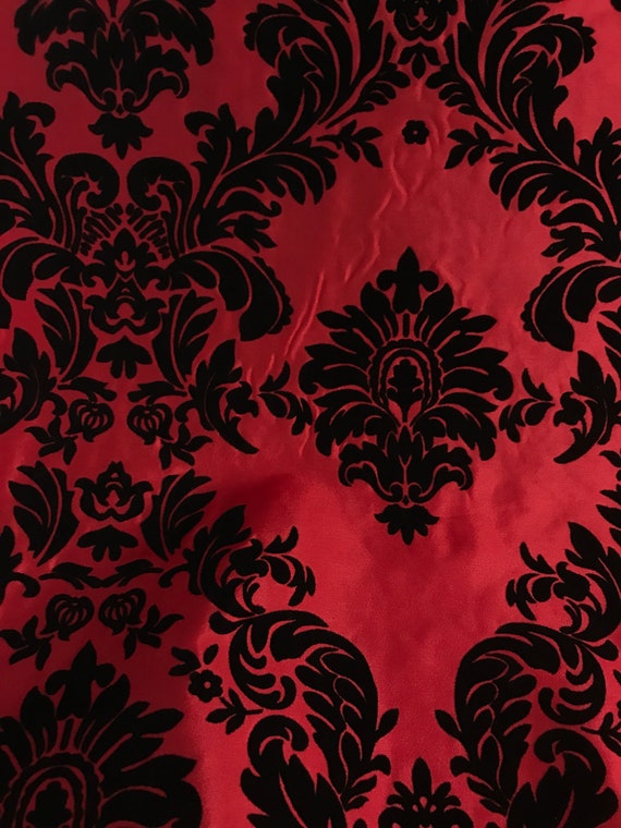 Red And Black Velvet Wallpaper