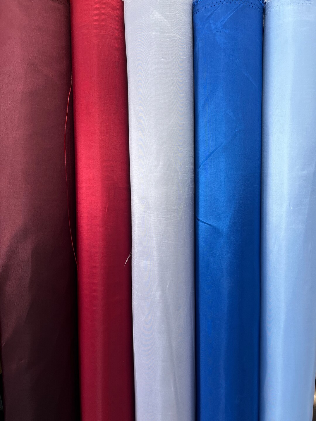 5 Colors of Solid Taffeta Fabric - Fabric by the Yard - Etsy