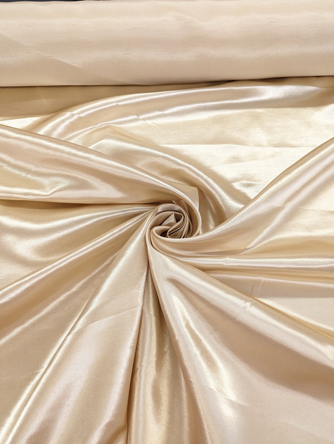 4 Colors Poly Shantung Satin/ Poly Dupioni Silk Satin Fabric/ Silk ...