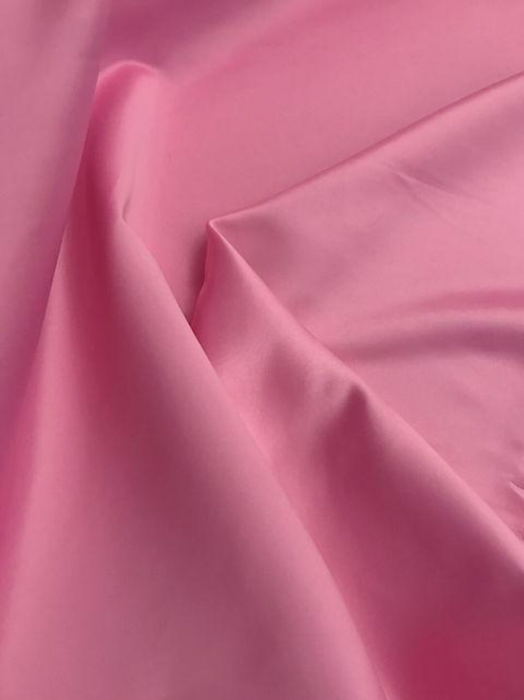 Bubble Gum Pink Dull Satin Fabric by the Yard /duchess Satin/ Peau De ...