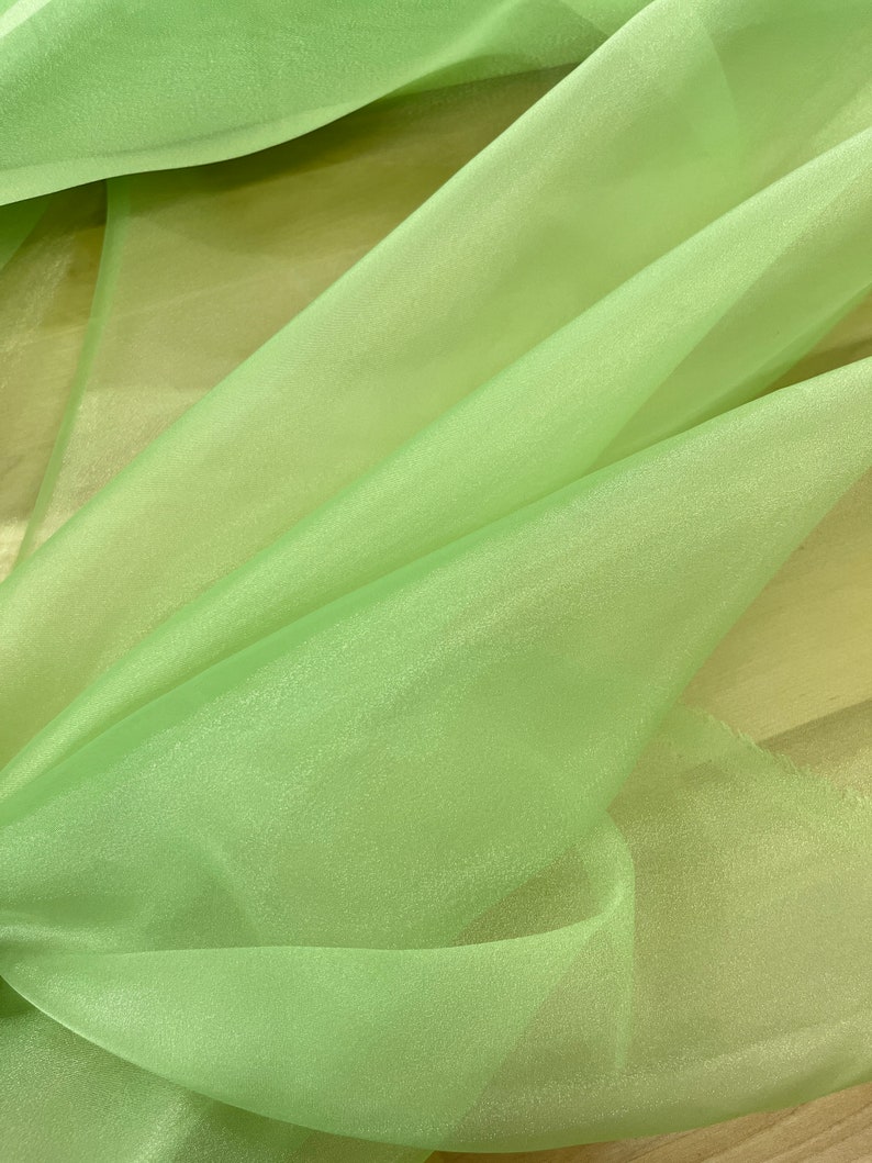 Crystal Organza Fabric - Solid Sheer Organza Fabric - Fabric by the ...