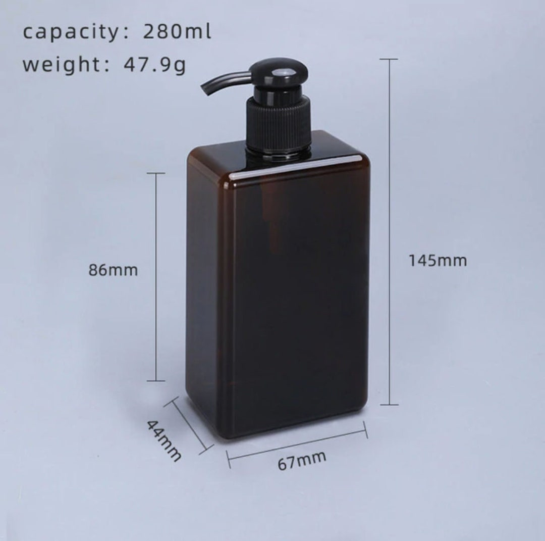 NEW Empty REFILLABLE Soap and Lotion Bottles Square BPA Free - Etsy