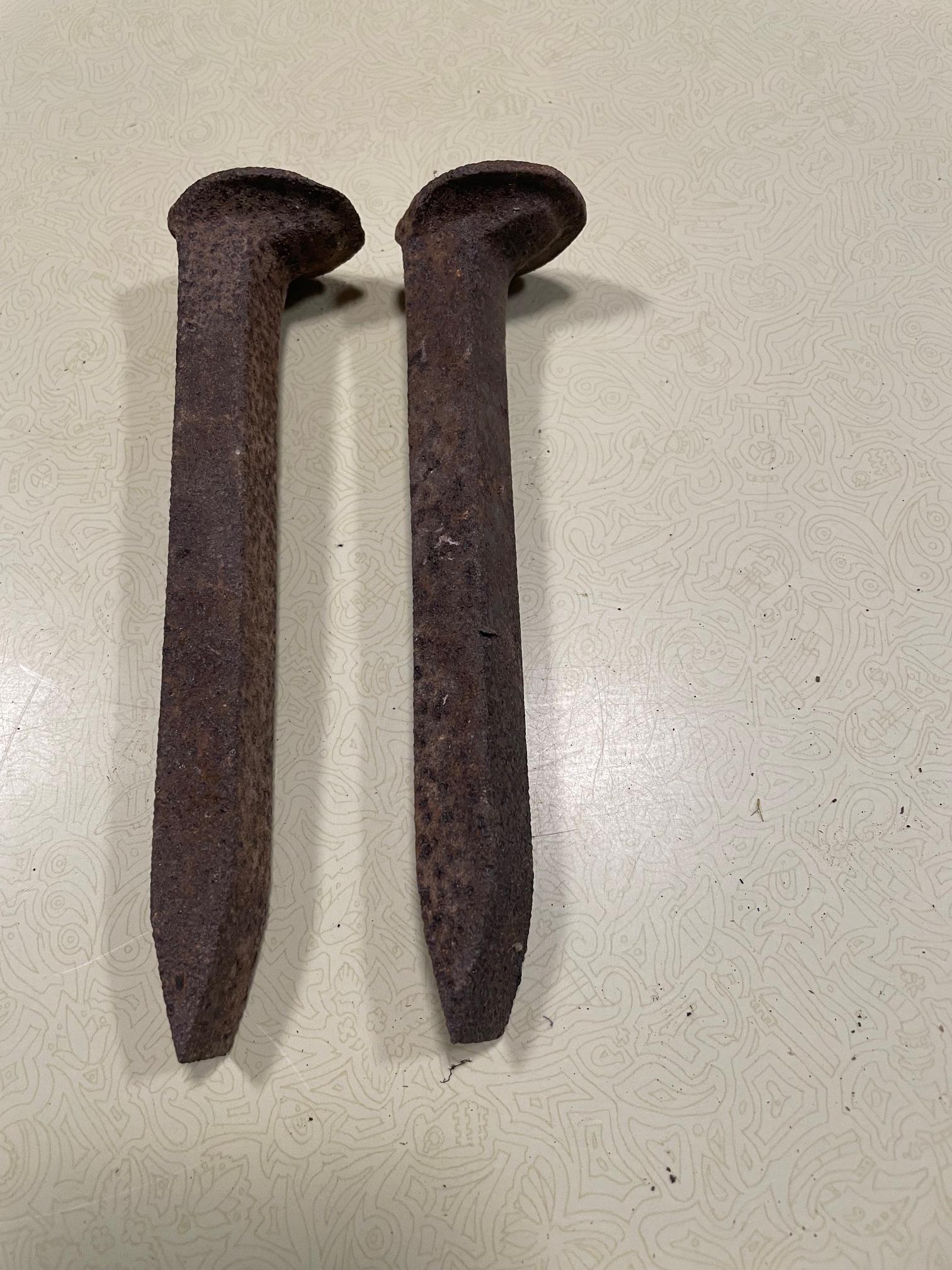 Iron Railroad Spikes - Etsy