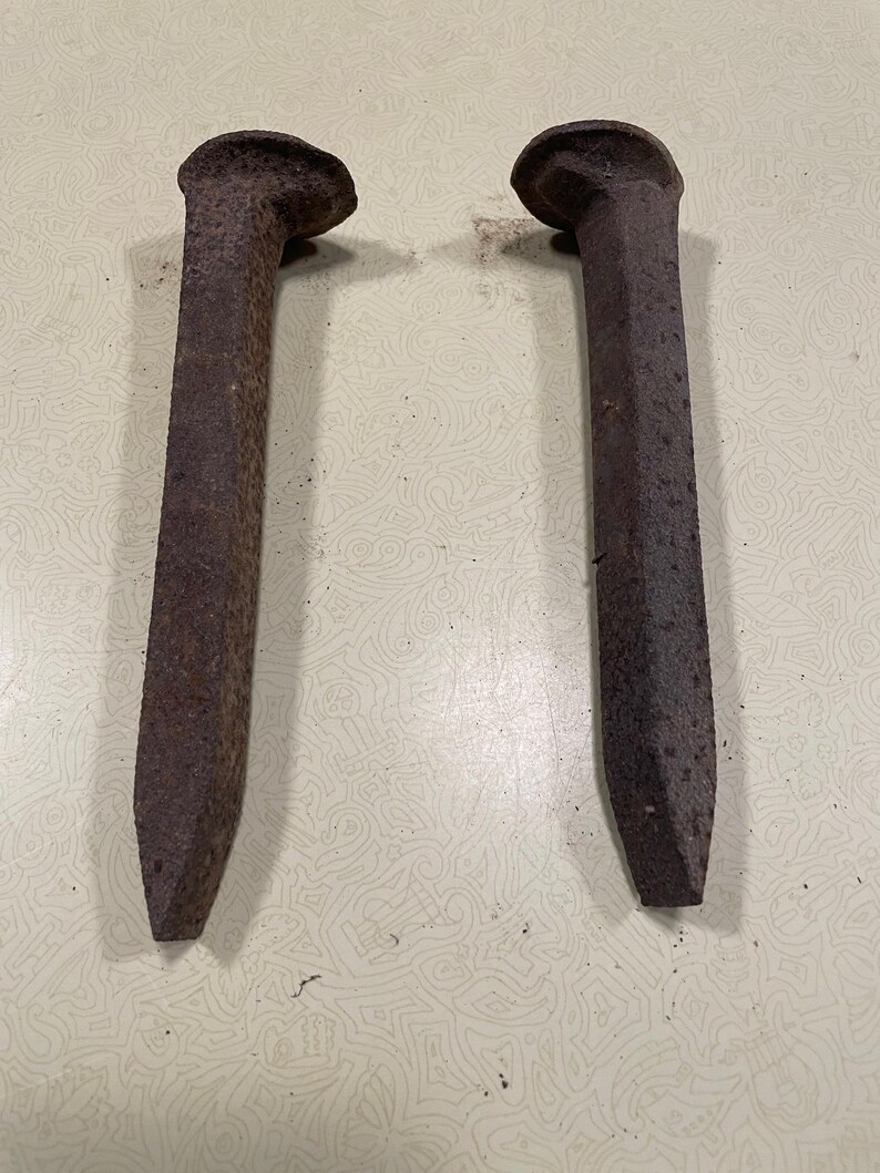 Iron Railroad Spikes - Etsy