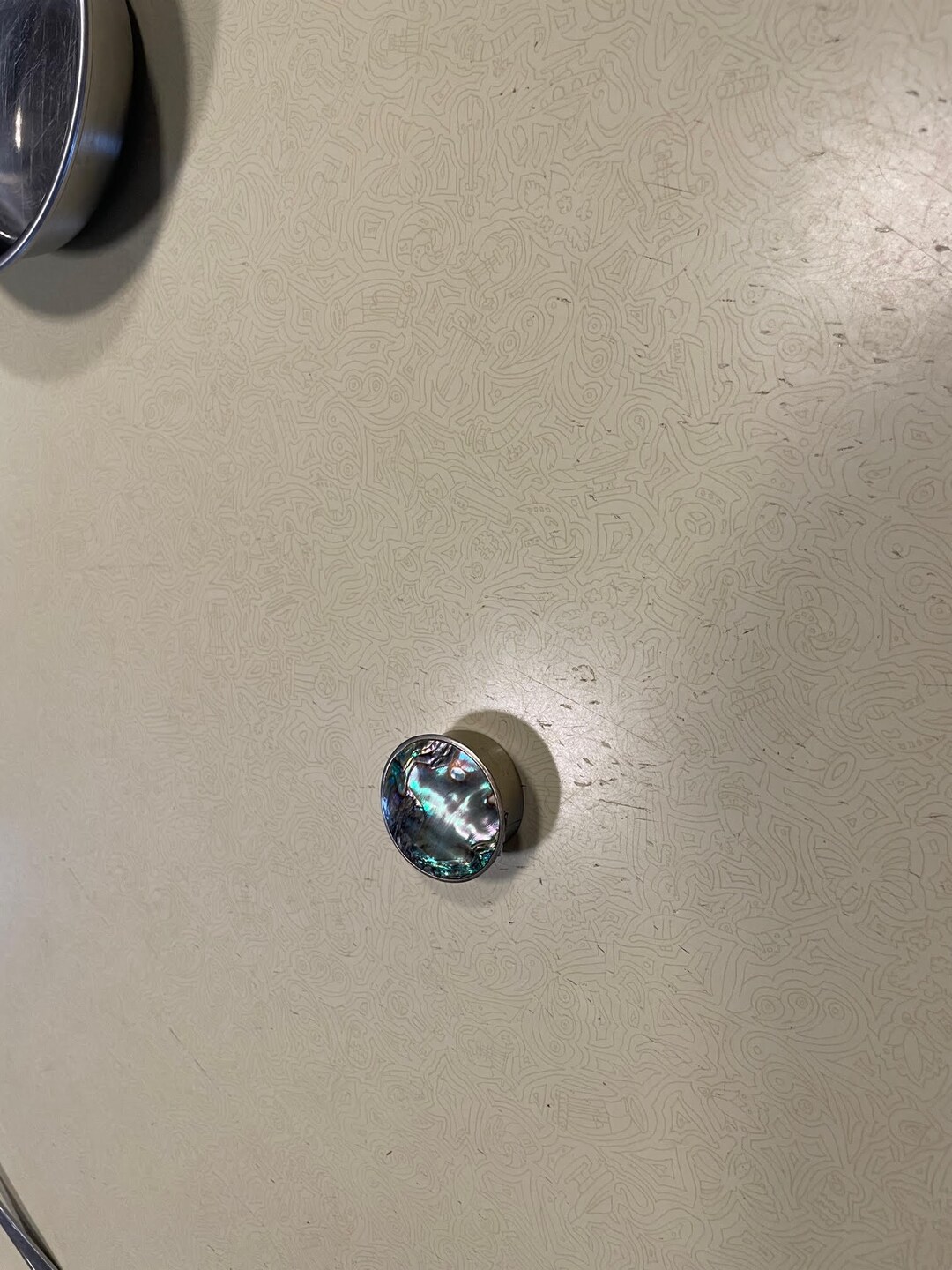 Vintage Mexican Alpaca Abalone Pill Box - Etsy