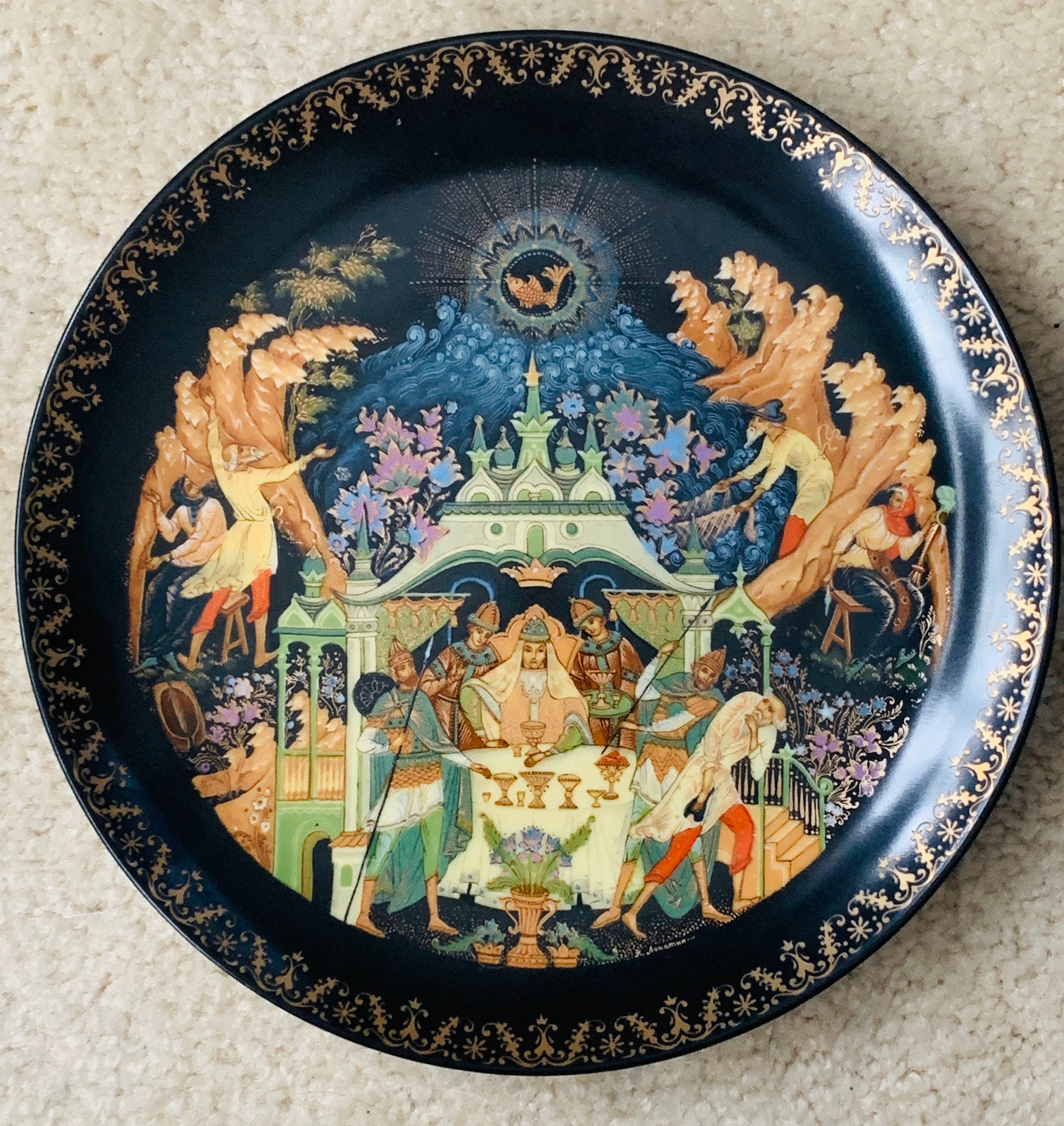 Russian Legends Plate / Russian Fairy Tale / Russian - Etsy España