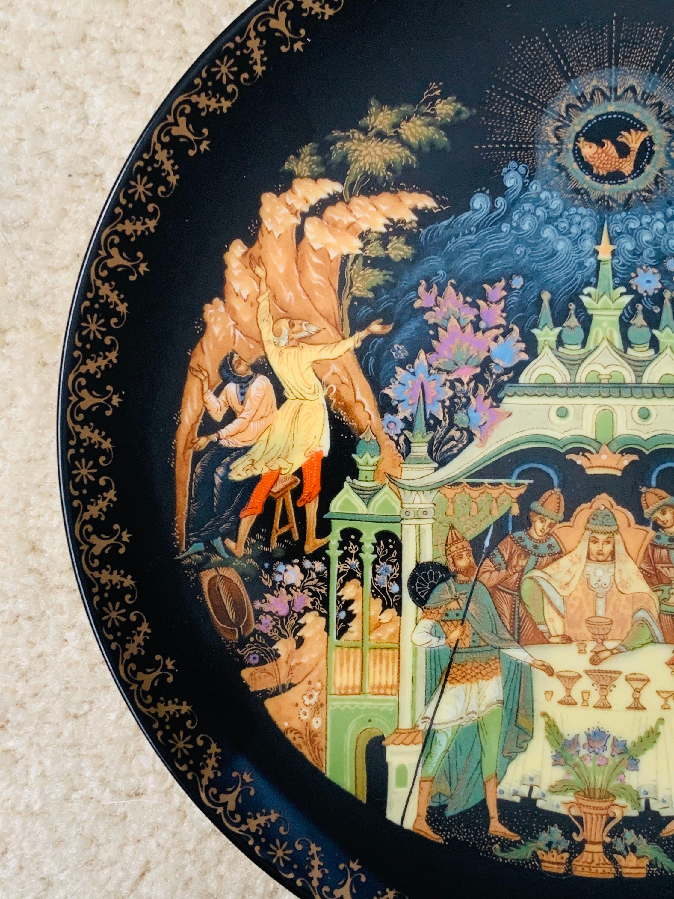 Russian Legends Plate / Russian Fairy Tale / Russian - Etsy España