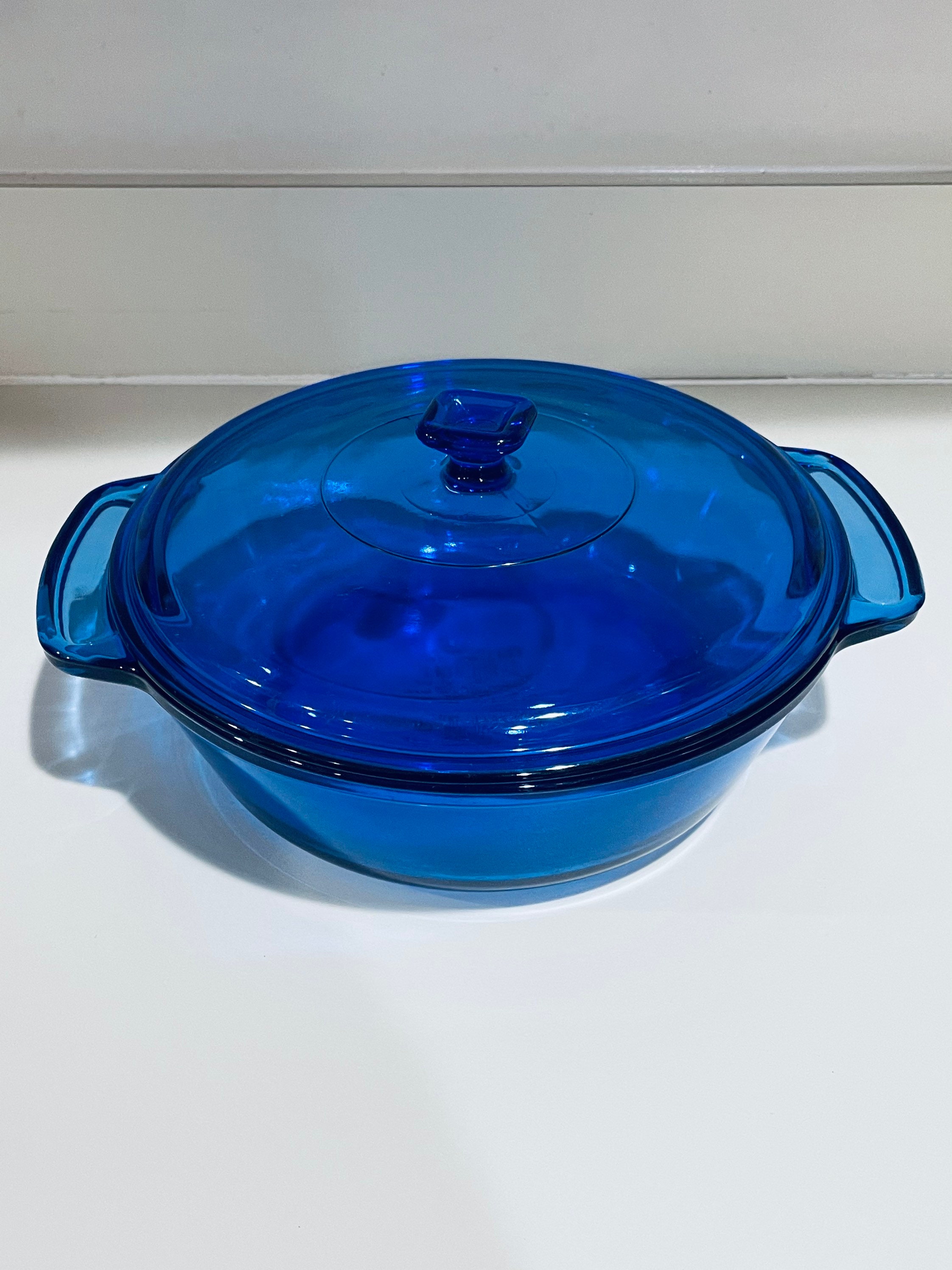 Remains flute progressive anchor blue glass bakeware hard to please In ...